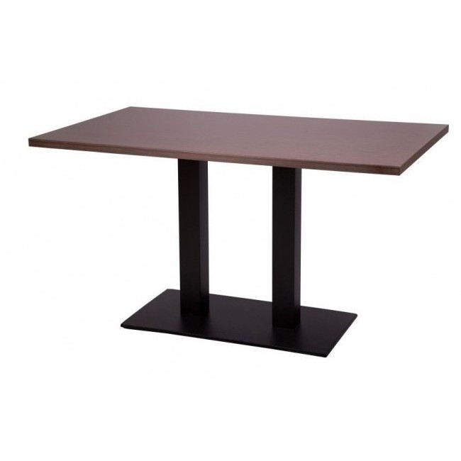 Flat Steel Twin Dining Table White | Chair Business