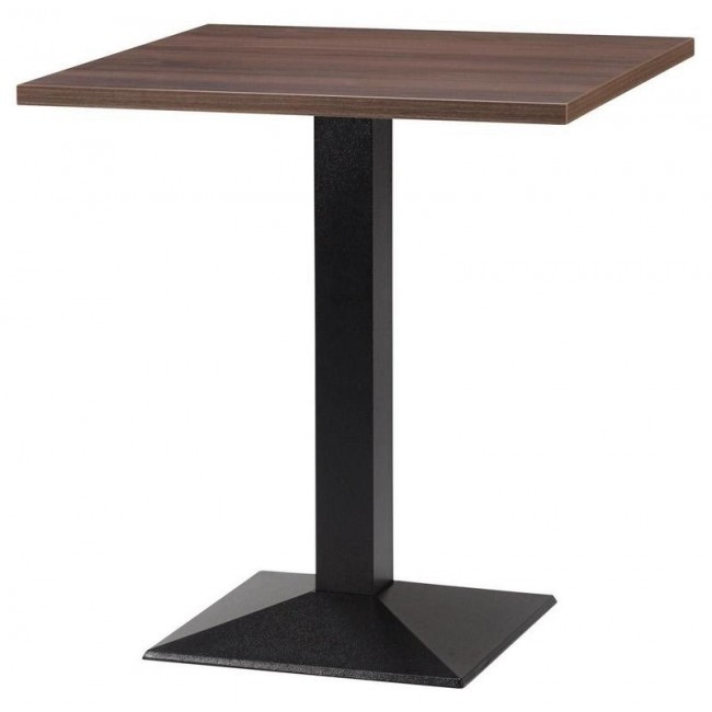 Cast Iron Pyramid Dining Table Walnut | Chair Business