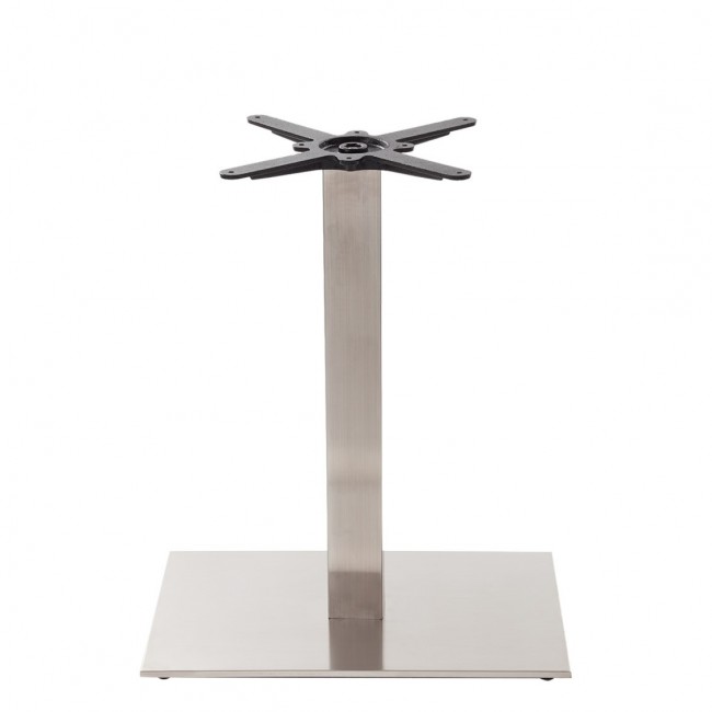 Dining Height Stainless Steel Table Base Rectangular | Chair Business