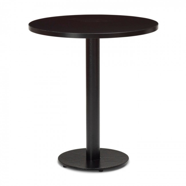 Flat Steel Round Dining Table black | Chair Business